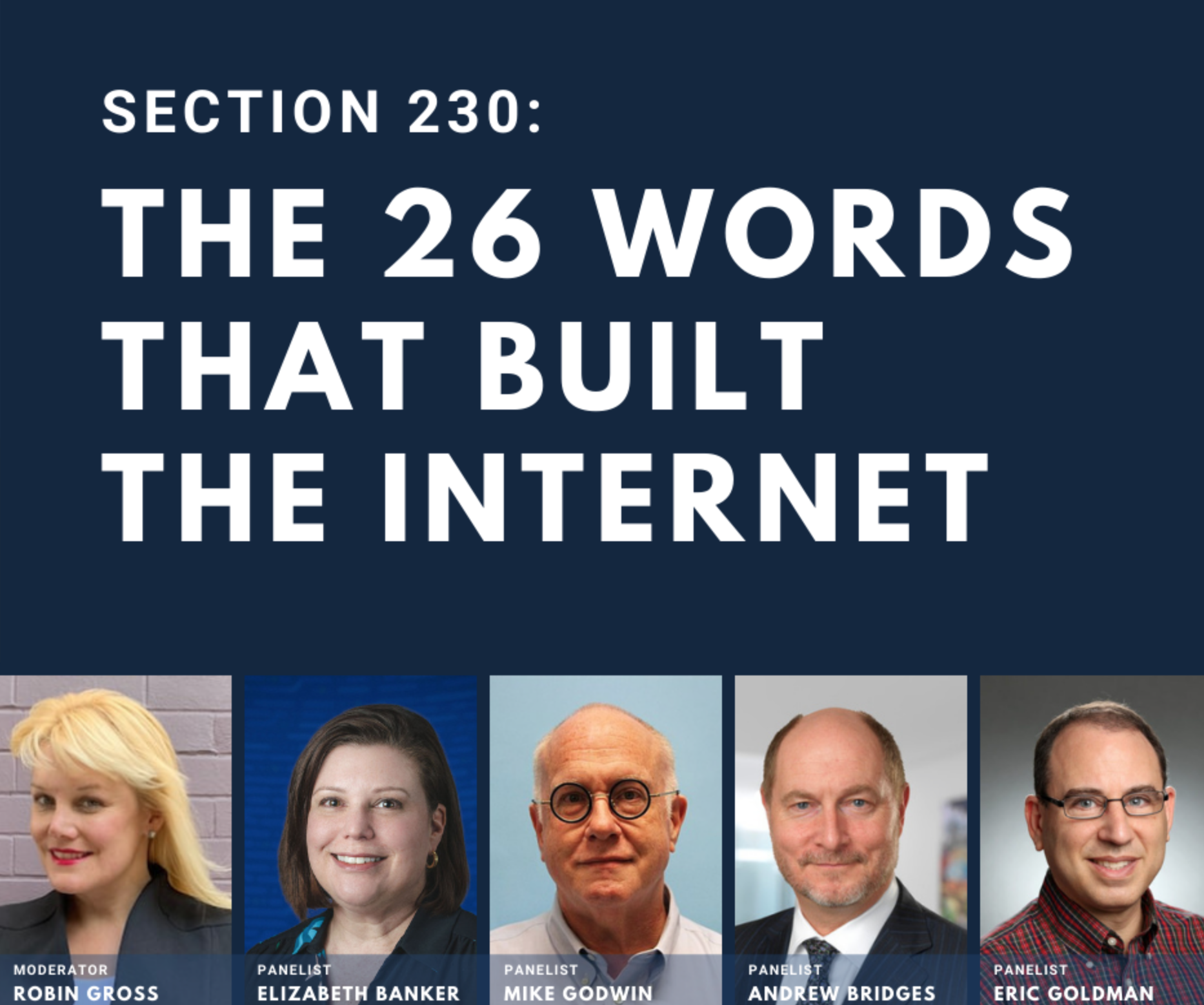 The 26 Words that Built the Internet: Section 230 — San Francisco ...
